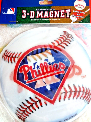 MLB Philadelphia Phillies Die Cut 3D Logo Magnet [NEW] Car Truck Fridge ...