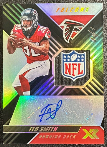 ITO SMITH 2018 Panini XR One of One Rookie Laundry Tag NFL Shield ...