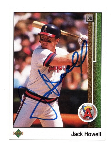 Jack Howell Autograph On A 1989 Upper Deck - California Angels | eBay