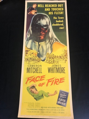 FACE OF FIRE original HORROR poster - U.S INSERT | eBay