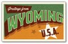 Wyoming WY State Outline Vinyl Decal Sticker | eBay