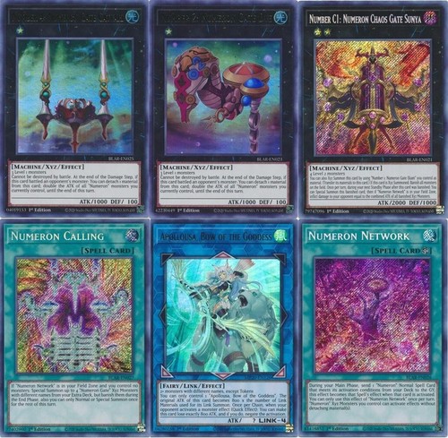 YuGiOH Complete Numeron Deck! Apollousa Bow Numeron Network Calling ...