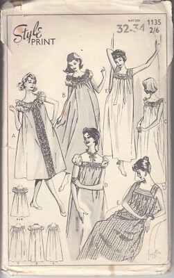 Nightdress Pattern for sale | eBay