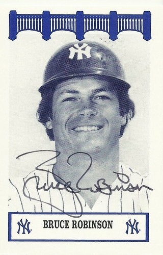 Bruce Robinson signed 1992 Wiz YANKEES auto | eBay