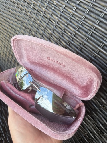 Miu Miu MU A50S Metal/grey Silver (5AK7R1) Sunglasses | eBay