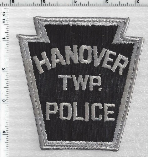 Hanover Township Police (Pennsylvania) 3rd Issue Shoulder Patch | eBay