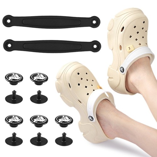 Clogs Heel Straps Heel Band with Rivets Replacement Part PVC Clogs ...