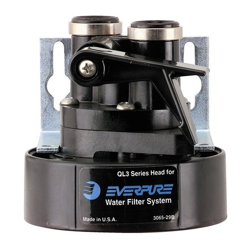 Everpure QL3 Filter Head with Mounting Bracket and shut-Off Valve | eBay
