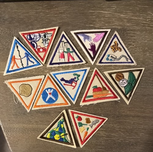 Lot of Iron On Sew On Girl Scout Brownie Patches Vintage Patch Lot Of ...