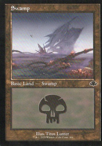 MTG DOMINARIA REMASTERED SWAMP #406 RETRO FRAME PLAYSET X4 | eBay