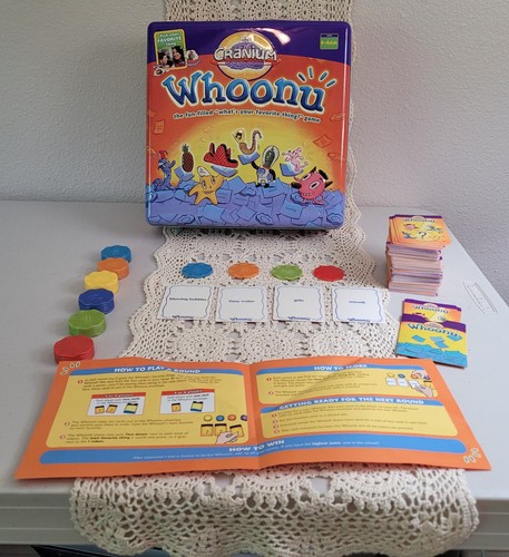 Cranium Whoonu Square Tin Edition Game W/ Travel Bag.Cards. Your ...