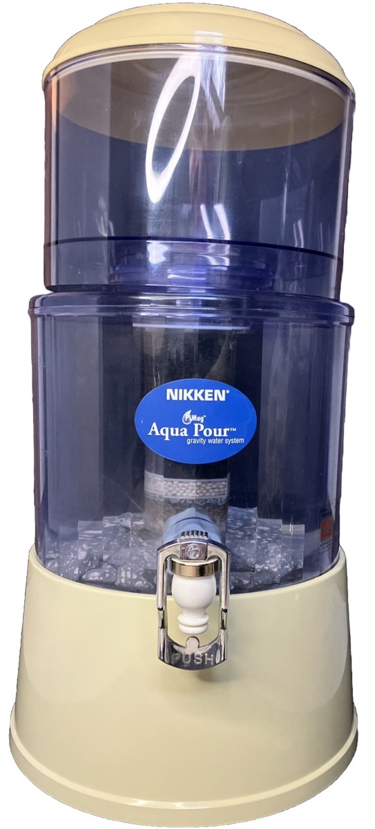 Nikken Pimag Aqua Pour Gravity Water System Model 1360 Complete Set New