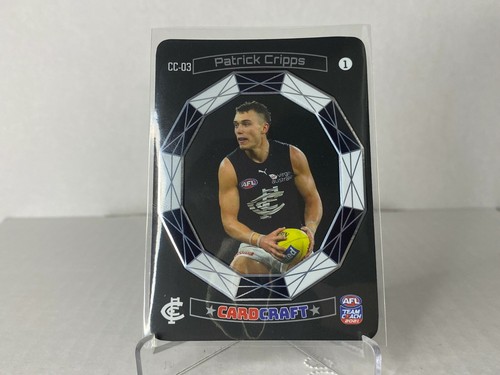 2021 AFL TEAMCOACH - CARD CRAFT **PATRICK CRIPPS #1 ** (unused code ...