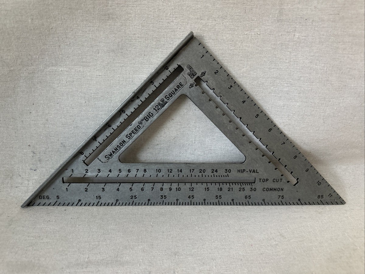 Escuadra Carpintero Aluminio 300mm TelitunyRegla Triángulo De Aluminio ...