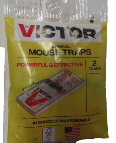 Victor Mouse Traps. 3 packs of 2 traps. M150 Mice, Moles, Rodents NEW ...