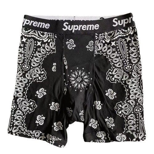Supreme x Hanes Bandana Boxer Briefs Black | eBay