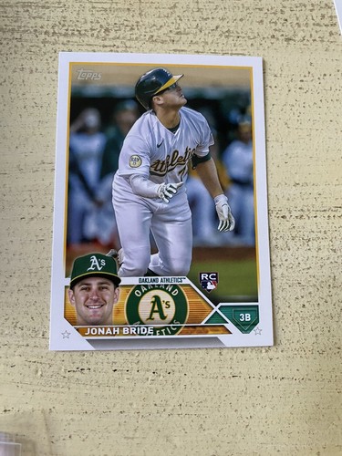 Jonah Bride 2023 Topps Series 1 # 95 RC Base Oakland Athletics | eBay