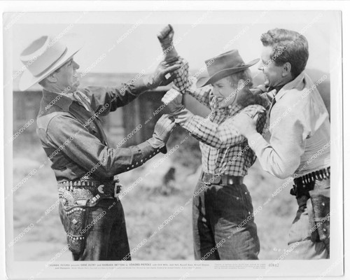 o31139 1949 orig photo Gene Autry, Barbara Britton, Russell Arms film ...
