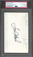 Tom Mack on SportsCollectors.Net