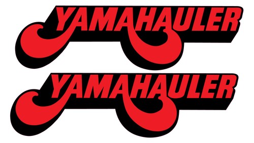 Yamaha YZ Vintage Motocross Trailer Decal Set YAMAHAULER MISC. | Large ...