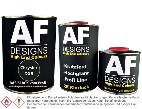 Autolack für Chrysler DX8 Black 1,25L Klarlack Set | eBay.de