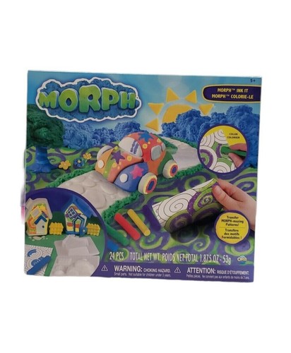 ORB Morph Ink It Play Kit Soft Sensory Clay 24 Pc Set Mold Color Copy ...