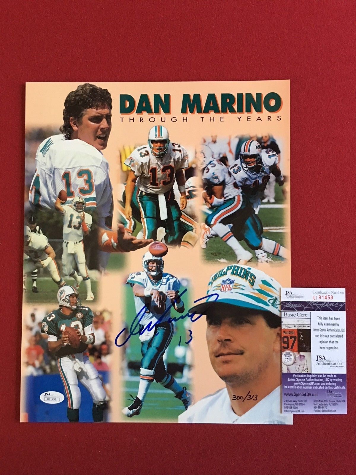 Dan Marino | Autographed Football Memorabilia & NFL Merchandise