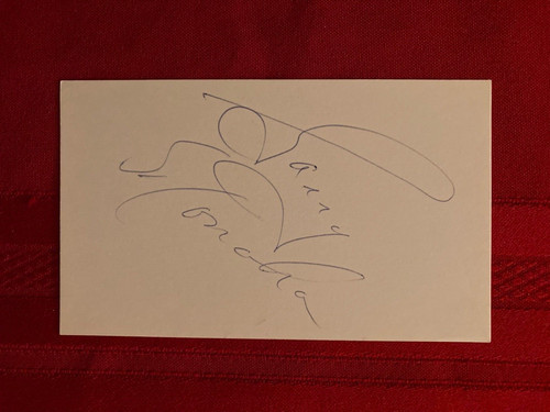 Garry Monahan signed 3x5 index card / Auto / First NHL draft pick ...