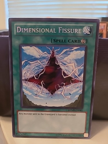 Dimensional Fissure RYMP-EN081 Unl Edition Secret Rare Yugioh Card NM ...