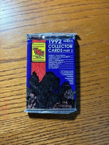 1992 TSR Series Collector Cards Packs Part 2 Sealed Pack x 3 | eBay