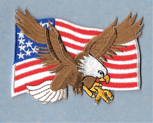 Eagle - American Eagle - Flag - USA - Embroidered Iron On Patriotic ...