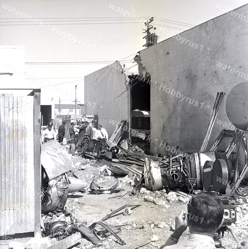 Pan Am Plane Flight 843 Explosion 1965 Original 120mm Photo Negatives x ...