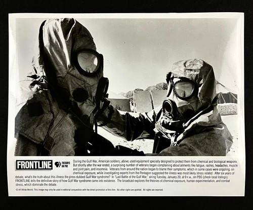 1998 Gulf War Chemical Warfare Equipment Soldiers Frontline PBS Show ...