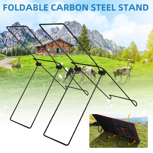 Solar Panel Stand 2PCS Solar Panel Holder Steel Panel Mobile Rack ...