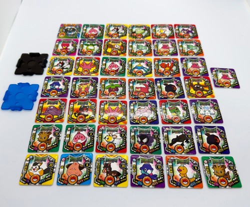 Vintage 1997 Korean NINTENDO POKEMON ddakji/Ttakji Pog PokeBall Back ...