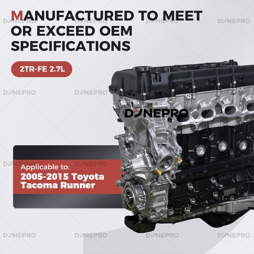 2TR-FE 2.7L Engine Long Cylinder Block Assembly For 05-15 Toyota Tacoma ...