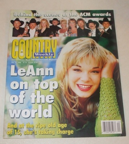 Country Weekly magazine LeANN RIMES May 19 1998 Eddy Arnold DAVID KERSH ...