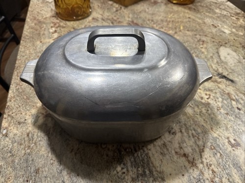 Magnalite GHC Roaster 8 Quart 7.5L Cast Aluminum Dutch Oven Oval w/ Lid ...