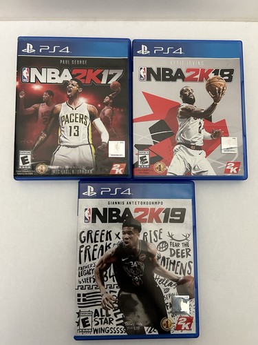 PS4 Game Bundle Of 3 NBA2k17,NBA2k18,NBA2k19 | eBay