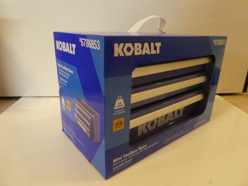 Kobalt Mini Toolbox Base 3 Drawer LAVENDER Craft Tool / Jewerly Box NIB ...