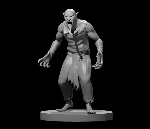 Ghast Monster Manual NPC Commoner Townsfolk 28mm Scale DND D&D Tabletop ...