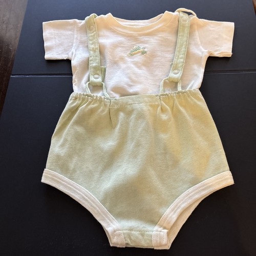 Vintage Boys 2 Piece Romper Set Size 6 Months Embroidered Poodle Top | eBay