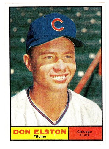 1961 TOPPS #169 DON ELSTON Chicago Cubs Baseball Card | eBay