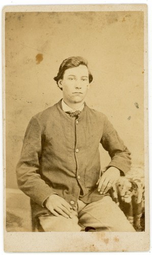 CDV Carte de Visite Photo of a Civil War Soldier Wearing 4 Button ...