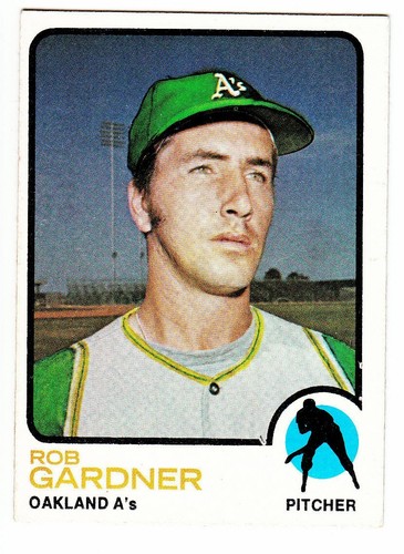 1973 TOPPS #222 ROB GARDNER Oakland Athletics Baseball Card | eBay