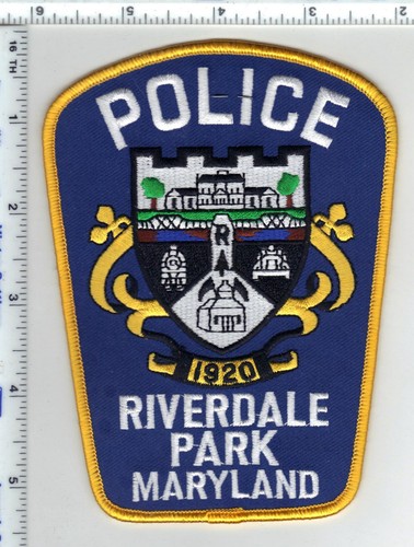 Riverdale Park Police (Maryland) Shoulder Patch - new from the 1980's ...