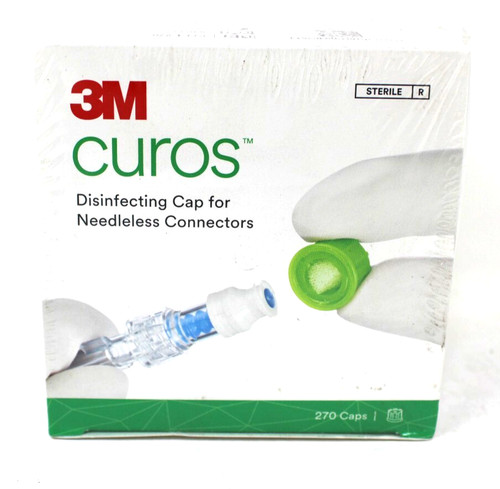 3M CFF1-270 Curos Disinfecting Port Protectors Caps - 270/BX Exp 10/25 ...