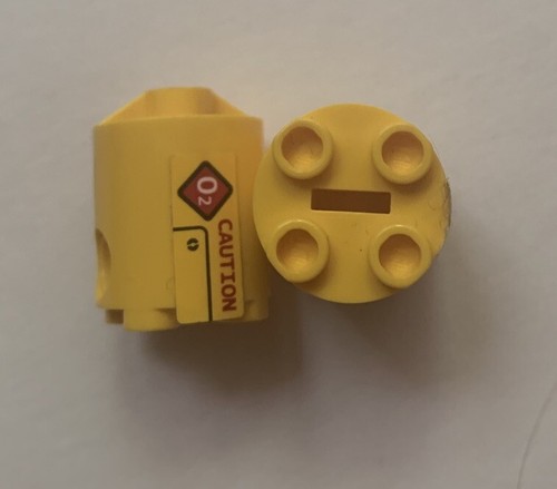 LEGO Parts 30361 (2pcs) Brick, Round 2 x 2 x 2 Robot Cylinder Yellow | eBay
