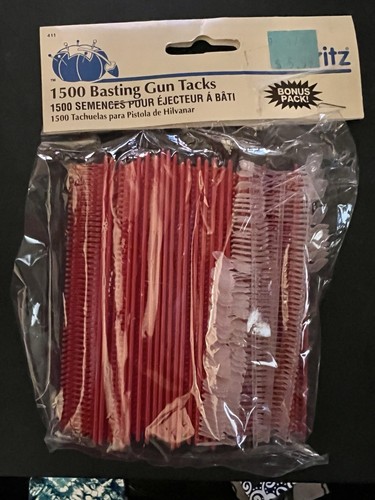 Dritz Quilters Basting Gun Plus Tacks Prym-Dritz Vintage 1995 Factory ...