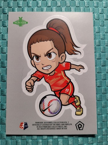 2024 NWSL Parkside Volume 1 Chibi Stickers Olivia Moultrie Portland ...